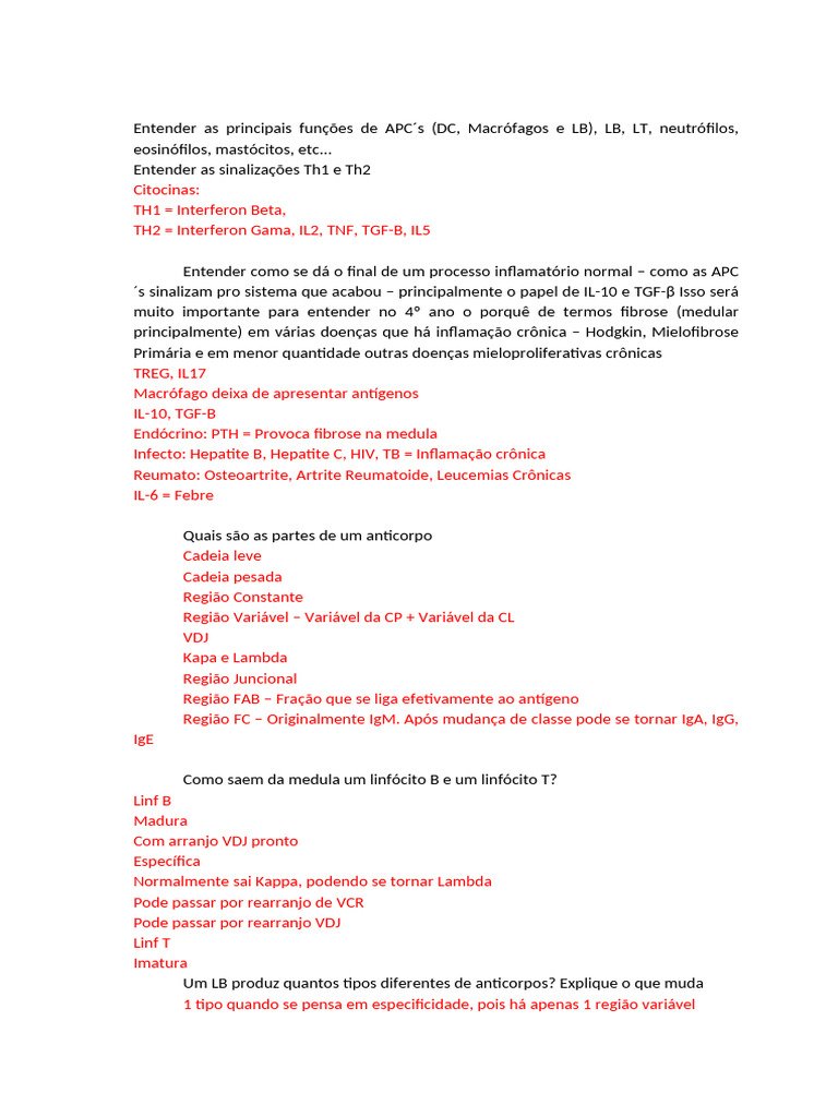 QN Imuno Clínica | PDF