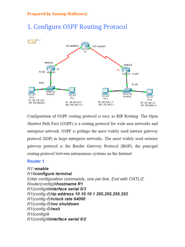 OSPF | PDF