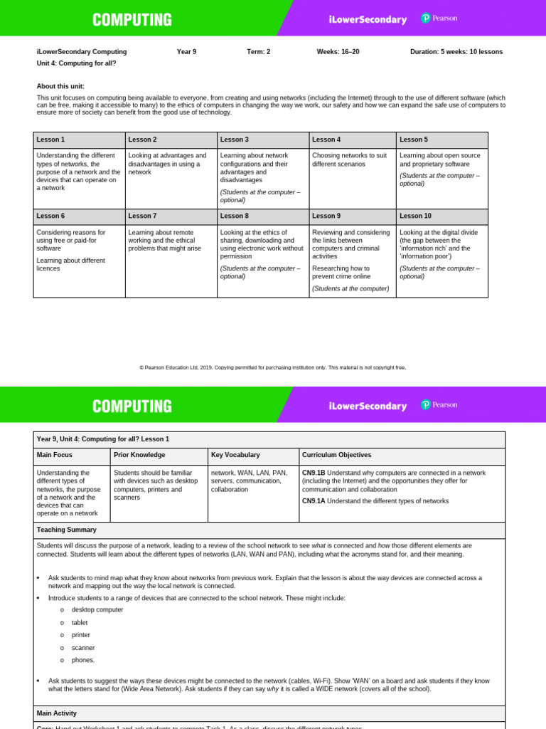 Year9 Computing Spring Unit4 | PDF