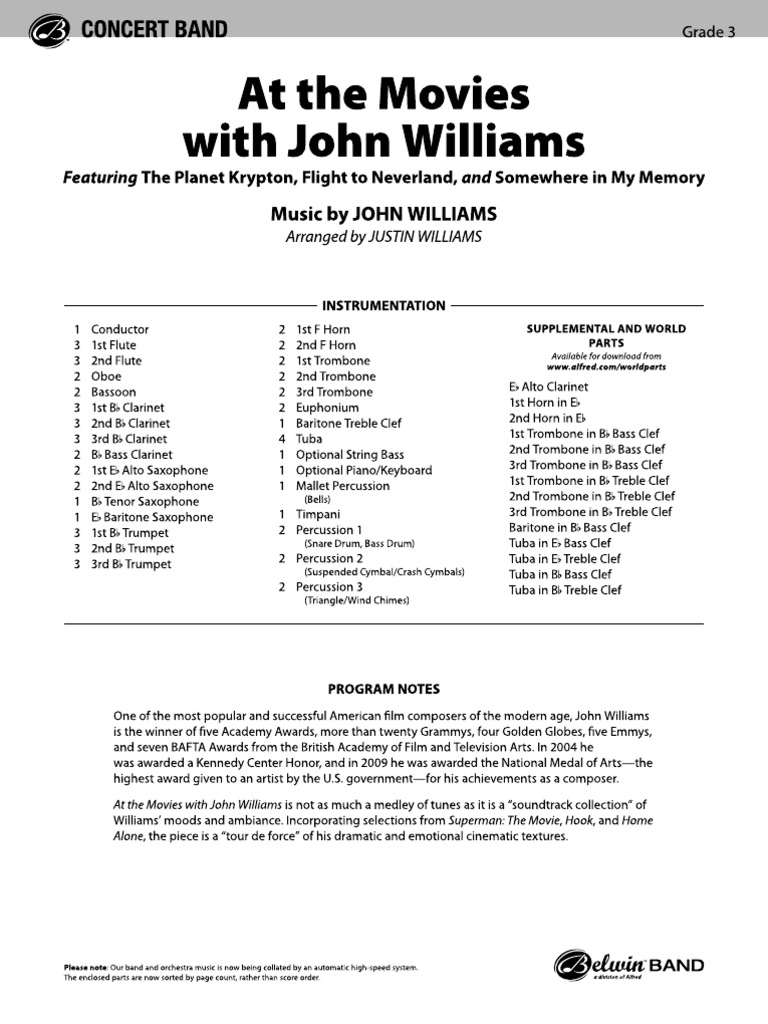 At The Movies With John Williams | PDF