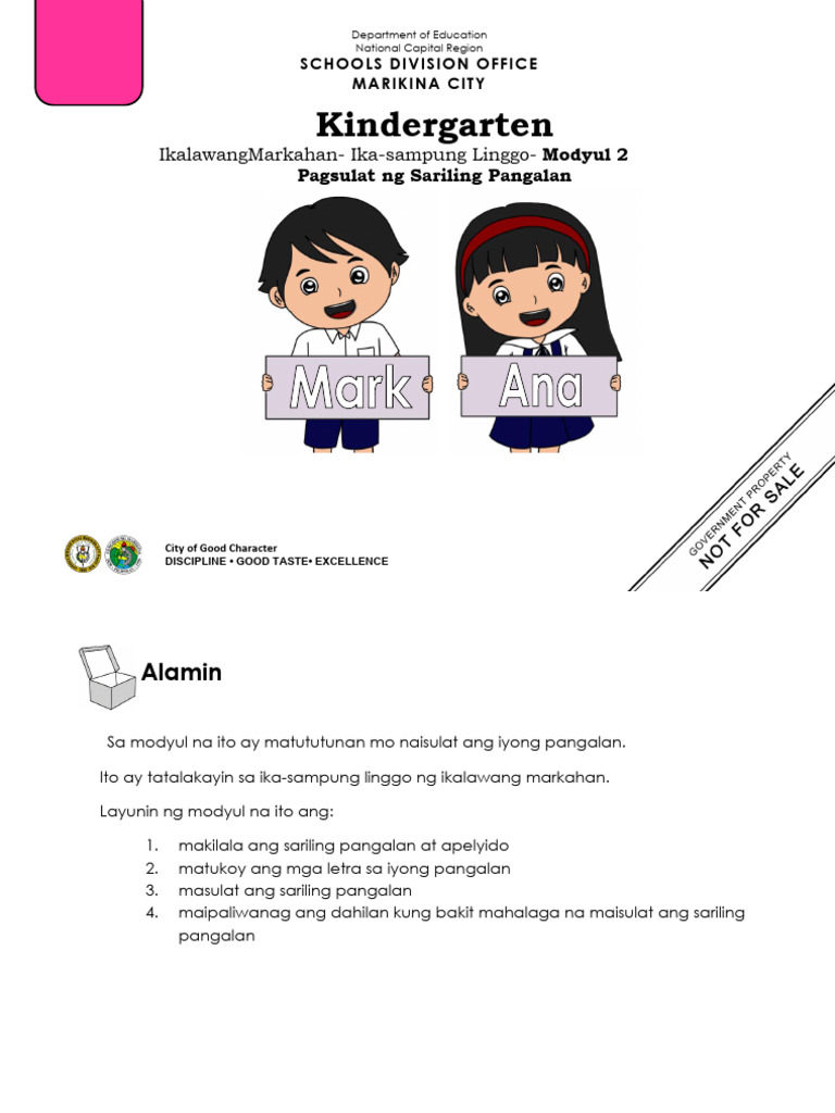 KINDER Q2 W10 Module-2 | PDF