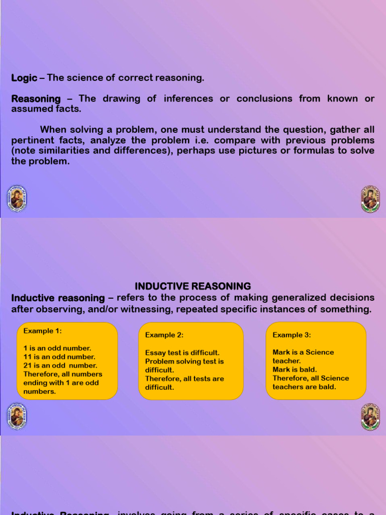 Problem Solving and Reasoning | PDF
