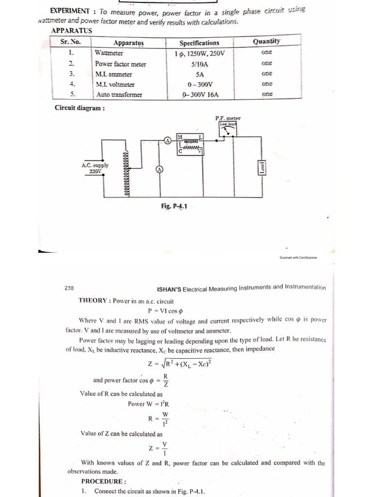 Experiment 3 (EMI Lab) | PDF