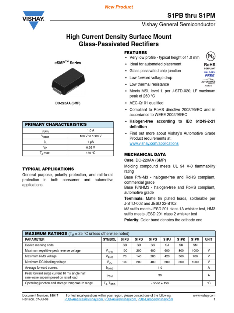 Diode - S1PB | PDF