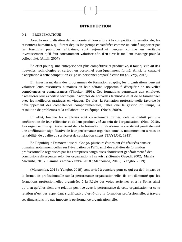 INTRODUCTION TFC | PDF