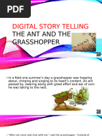 Ant and The Grasshopper . | PDF | Fable