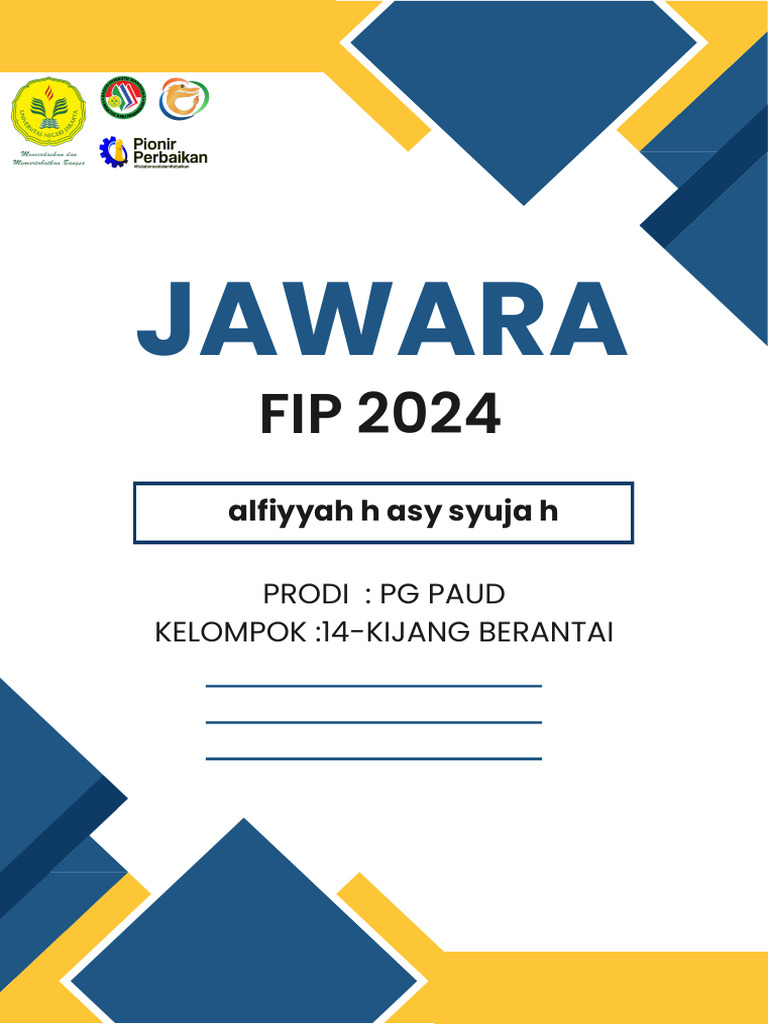Biru Kuning Putih Profesional Sampul Modul Pembelajaran Dokumen A4 (1) | PDF