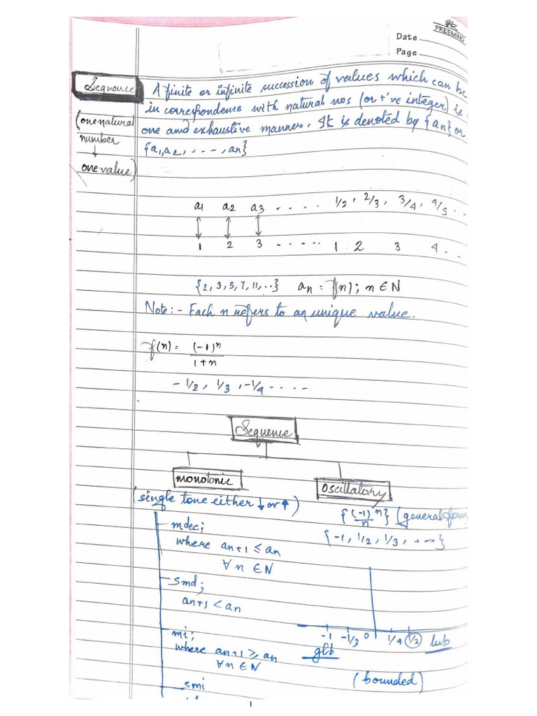 Maths Notes | PDF