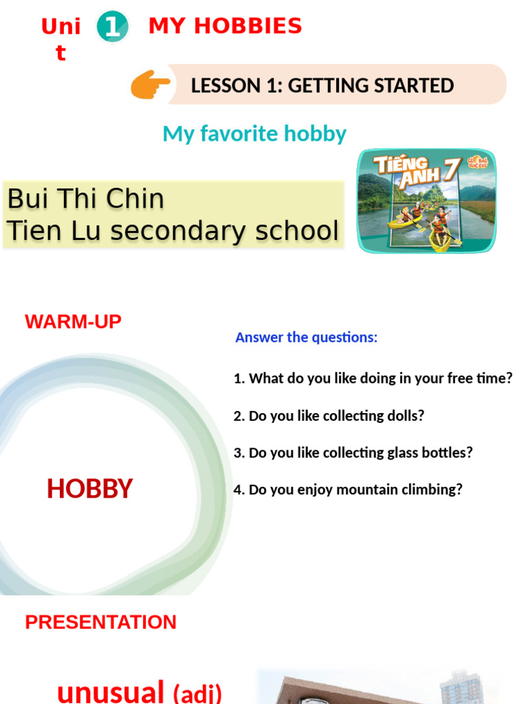 Unit 2 Health Lesson 1 Getting Started | PDF