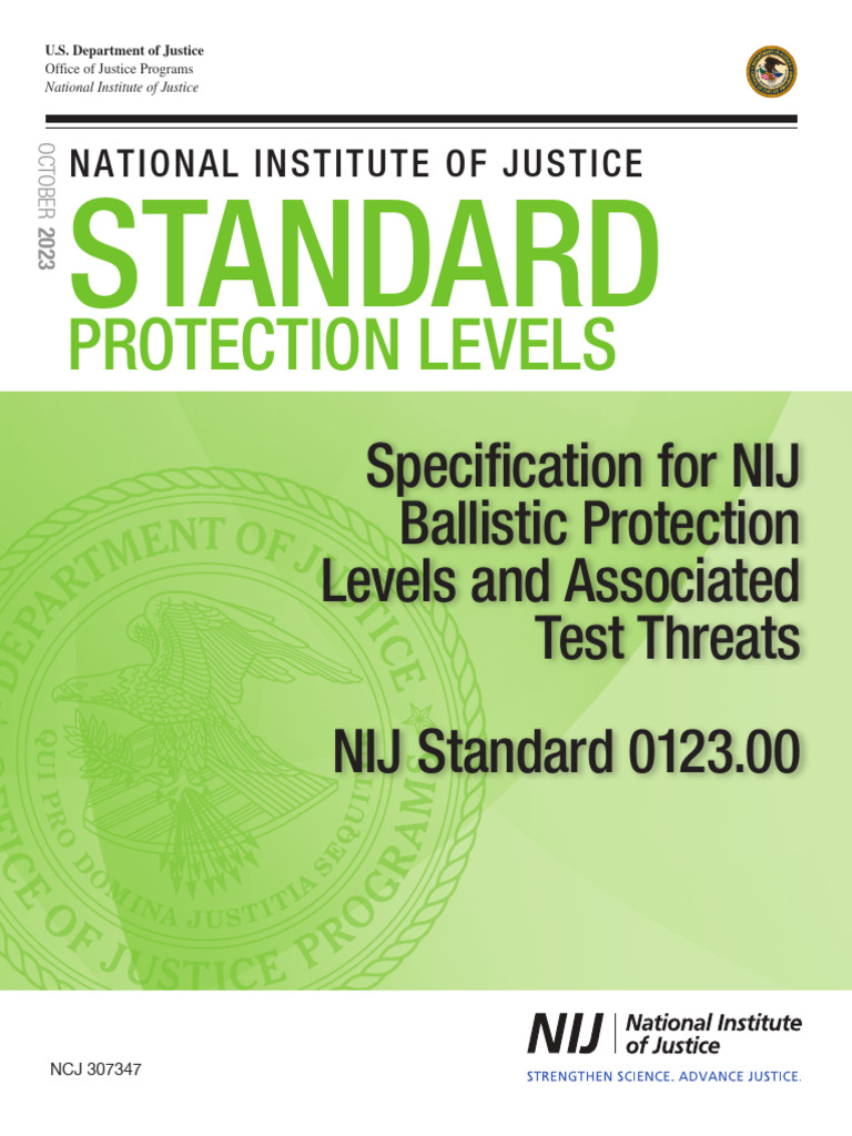 NIJ 0101.07 - Level HG2 | PDF