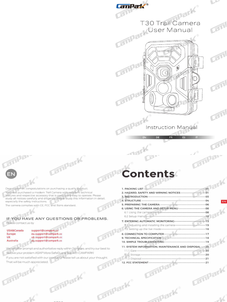 T30 User Manual | PDF
