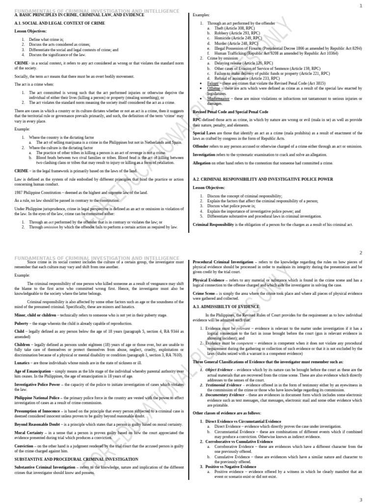 CDI 11 NOTES Fundamentals | PDF