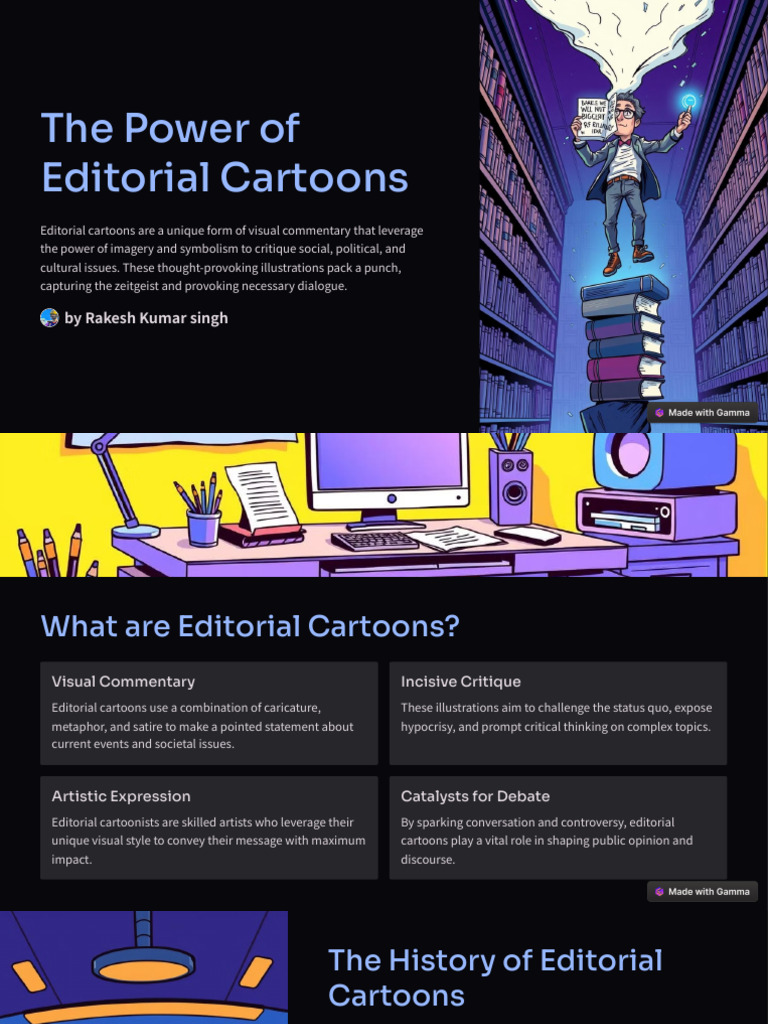 The Power of Editorial Cartoons | PDF