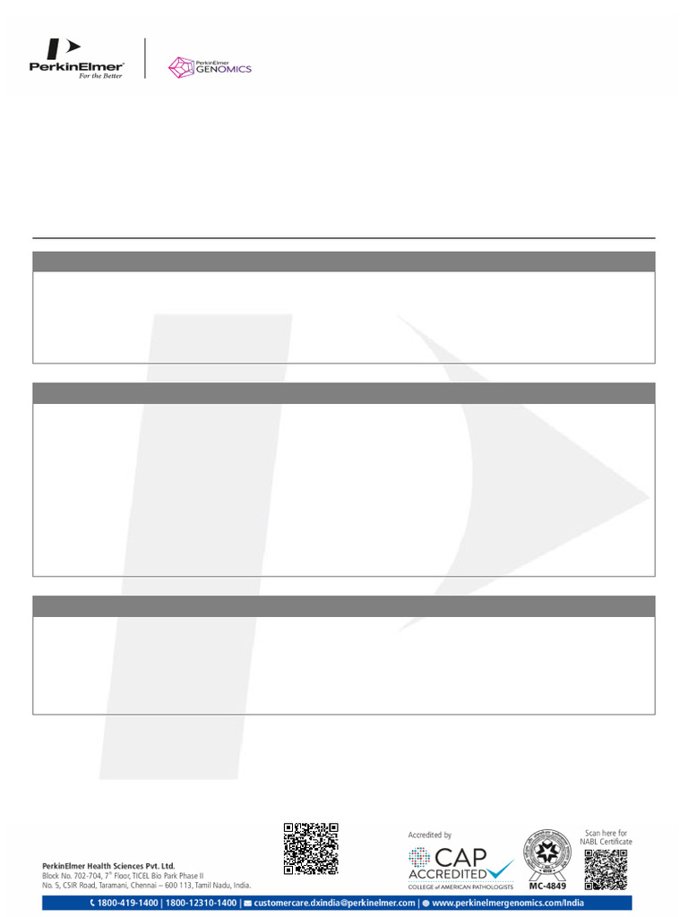 Down Syndrome Test Result | PDF