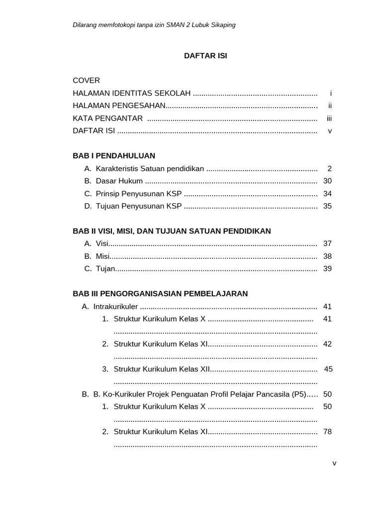 Daftar Isi | PDF