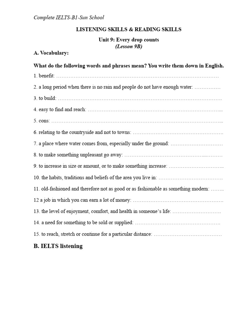 Unit 9B-IE 4-5-2024 | PDF