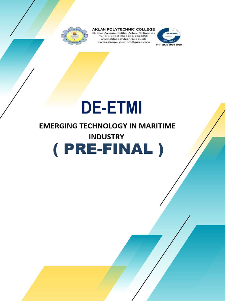 De Etmi Module 3 2024 25 | PDF