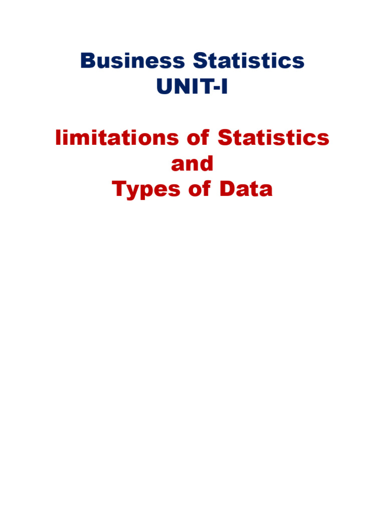 Business Statistics-Part-2 | PDF