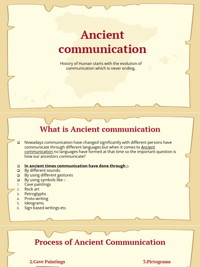 Ancient Communication pdf | PDF