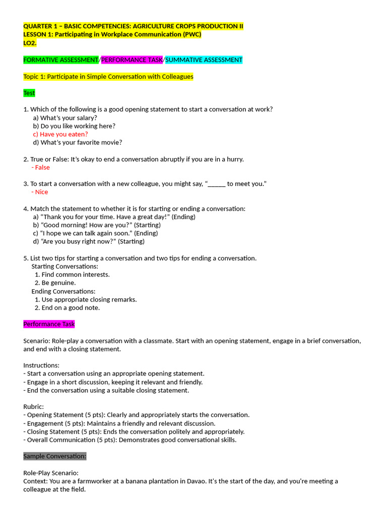 Lesson1 LO2 Week2 Assessment | PDF