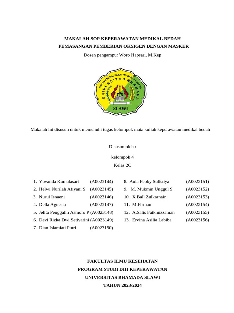 SOP KMB (2) Fix BGT | PDF