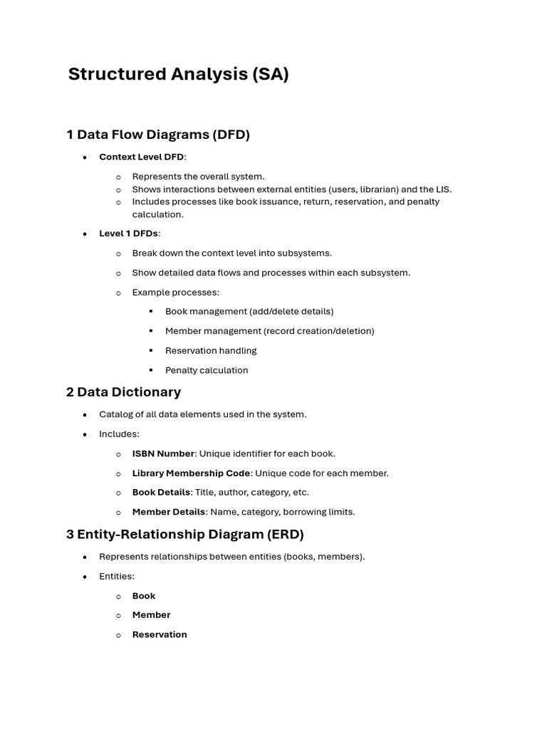 Structured Analysis | PDF