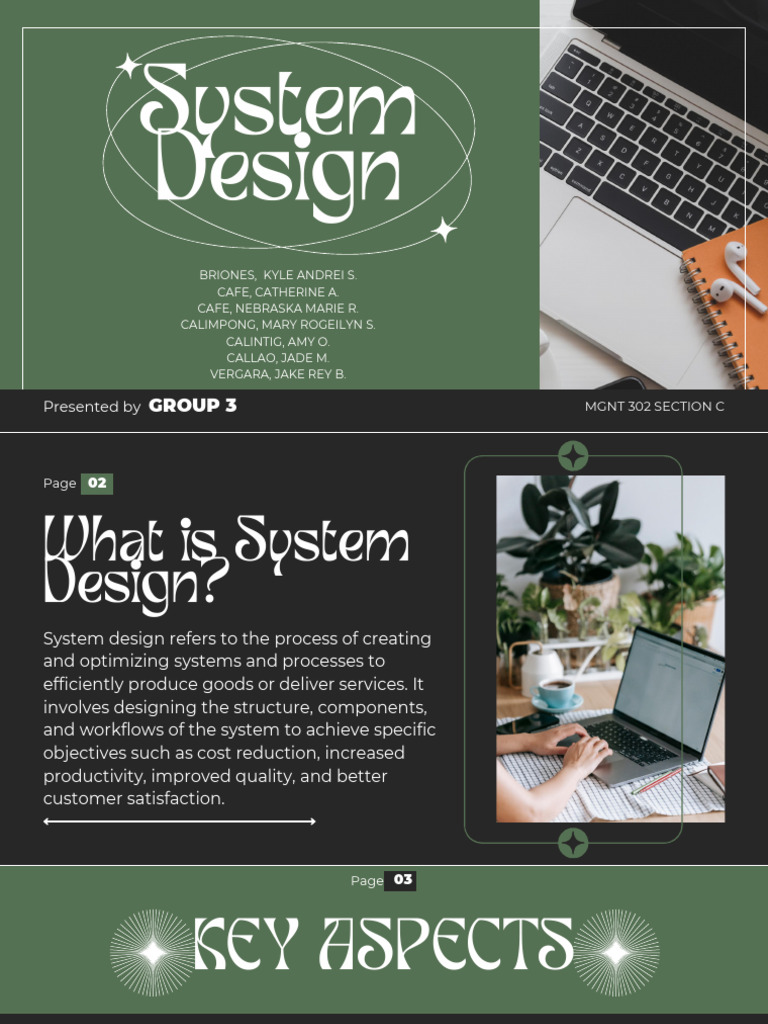 MGNT 302 C Group 3 System Design | PDF