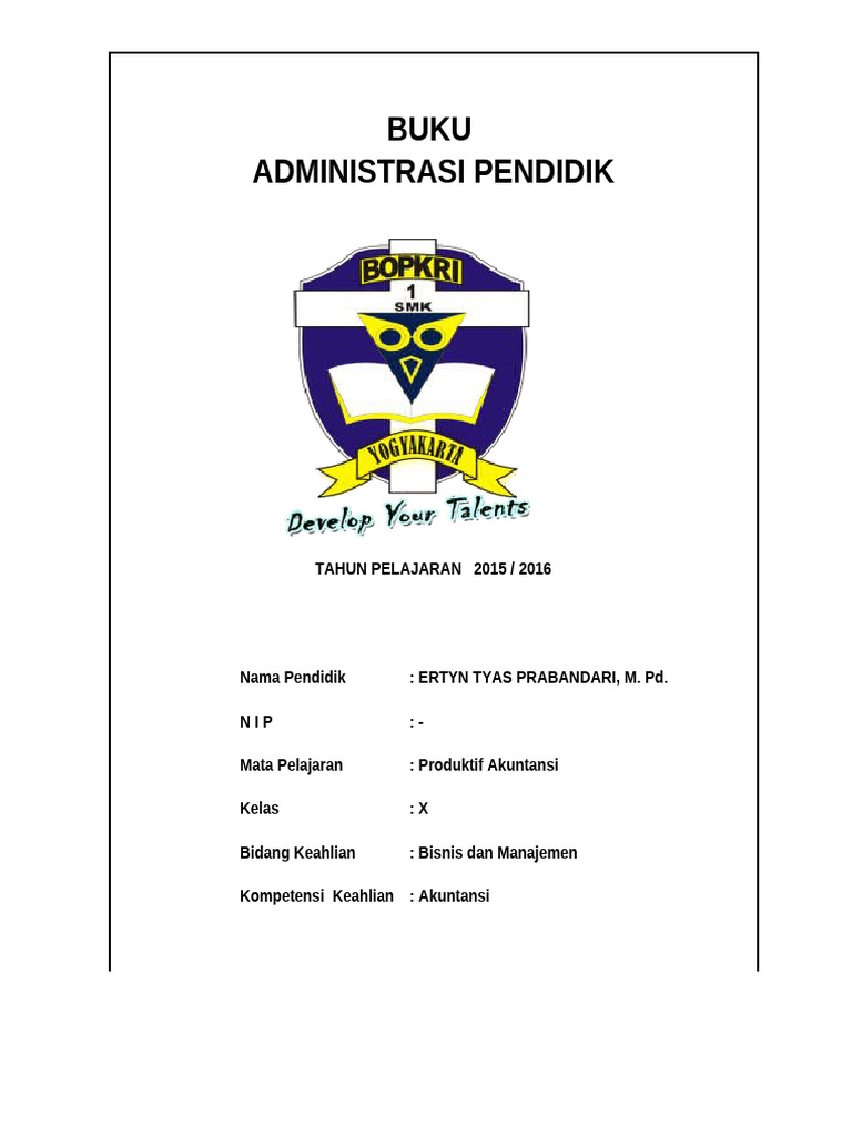 Perangkat Administrasi Guru | PDF