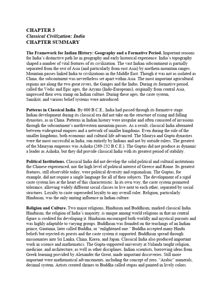 Chapter 3 Summary | PDF