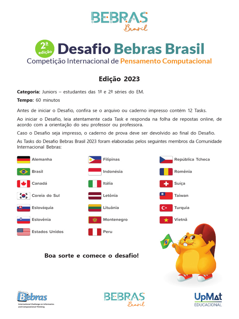 05_PROVA_BEBRAS_NIVEL_J | PDF