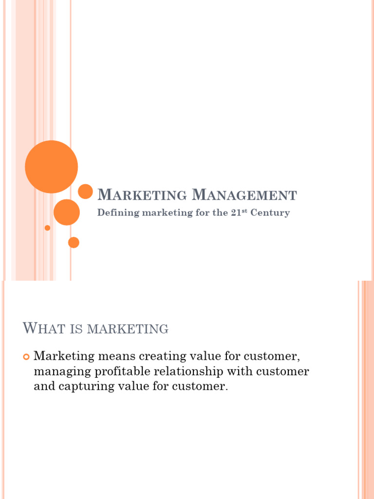 Mkt Mgt Scope and Demand | PDF