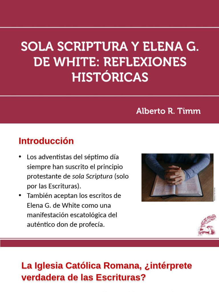 15 - Sola Scriptura y EGW | PDF