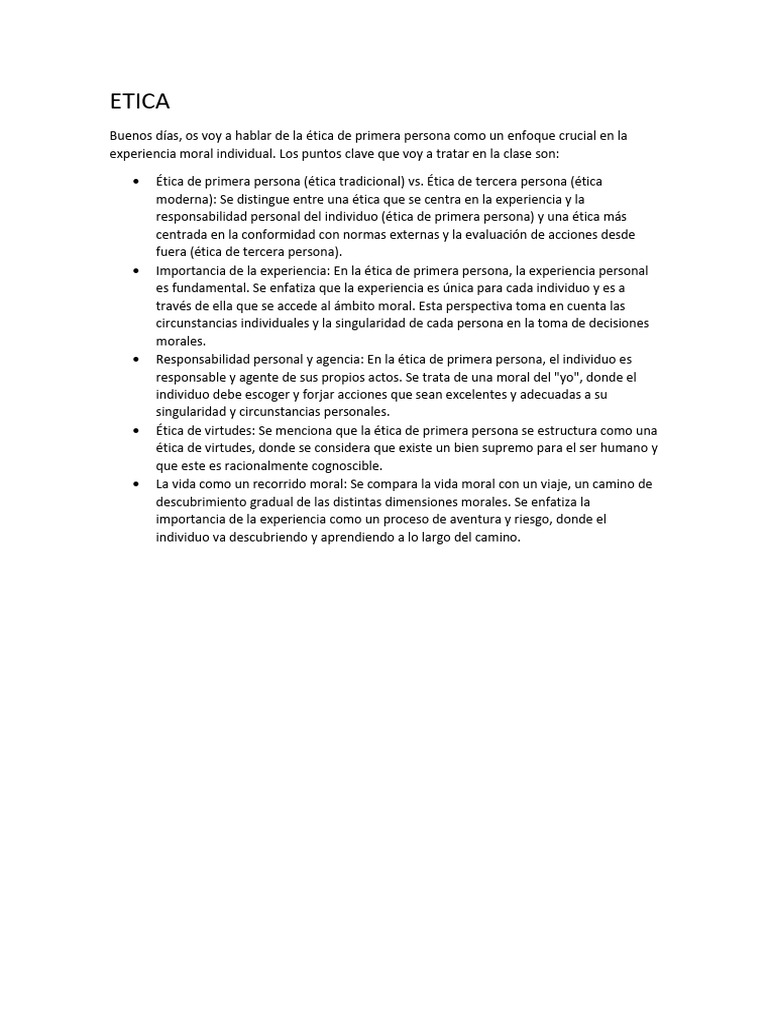 ETICA | PDF