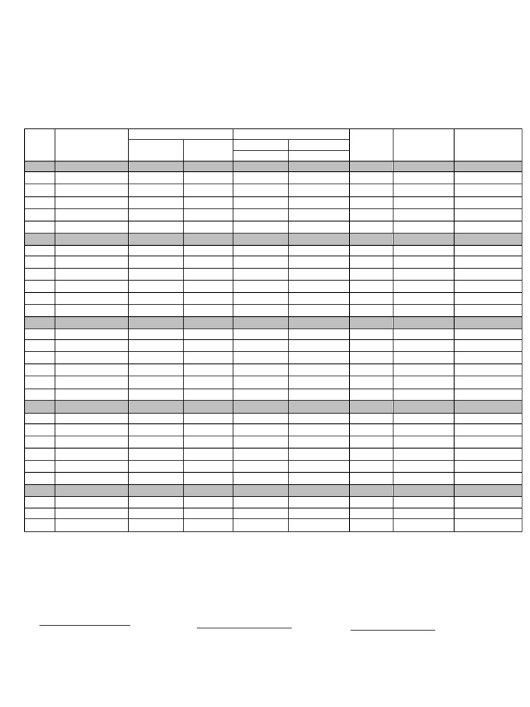 Contoh Absen Karyawan Manual | PDF