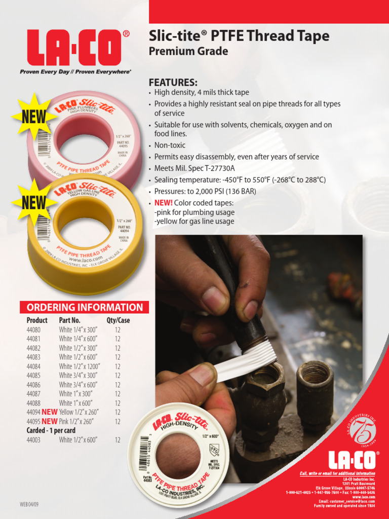 LACO Slic Tite Tape | PDF