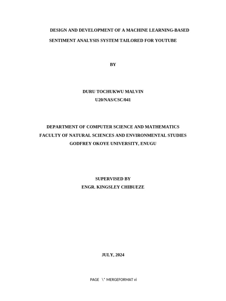 Duru Tochukwu Malvin | PDF