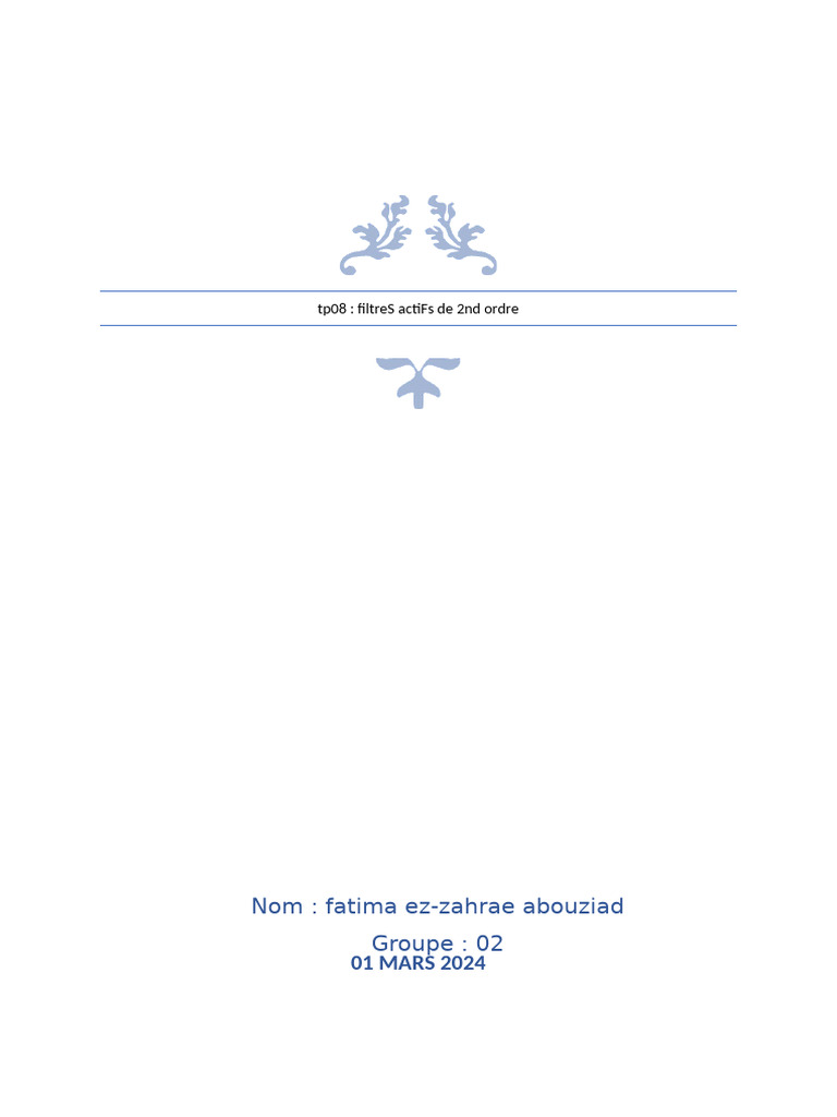 Fatima Ez-zahrae abouziad TP 08 | PDF