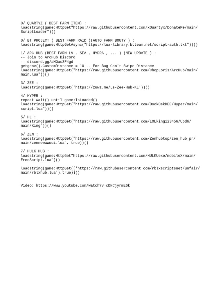 Hack King Legacy Update 6 by Rum Hub | PDF
