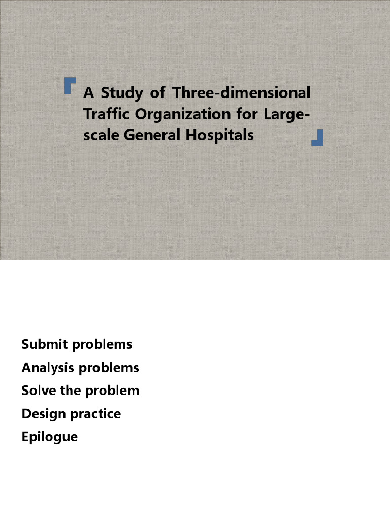 A Study On Community Hospital Design Based On Modular Design Theory | PDF