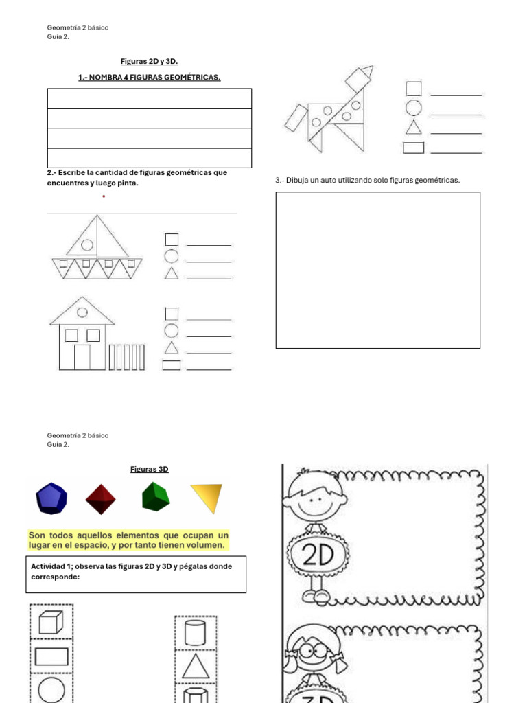 Guia 2 - Figuras 2D Y 3D | PDF