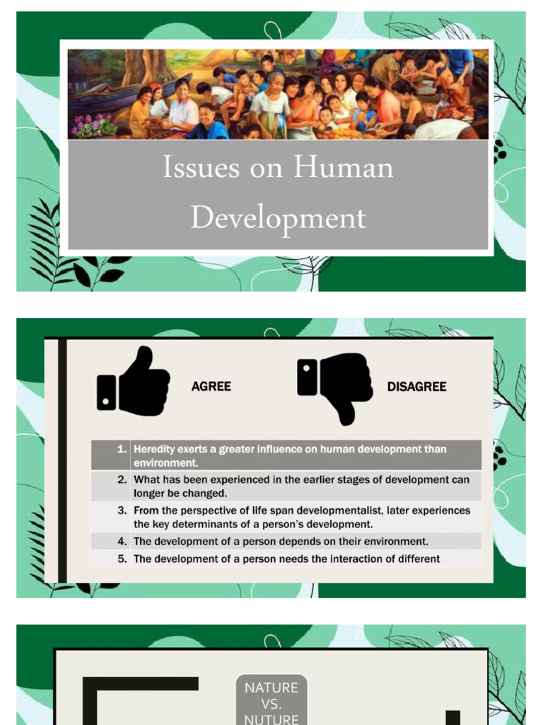 Issues of Human Development | PDF