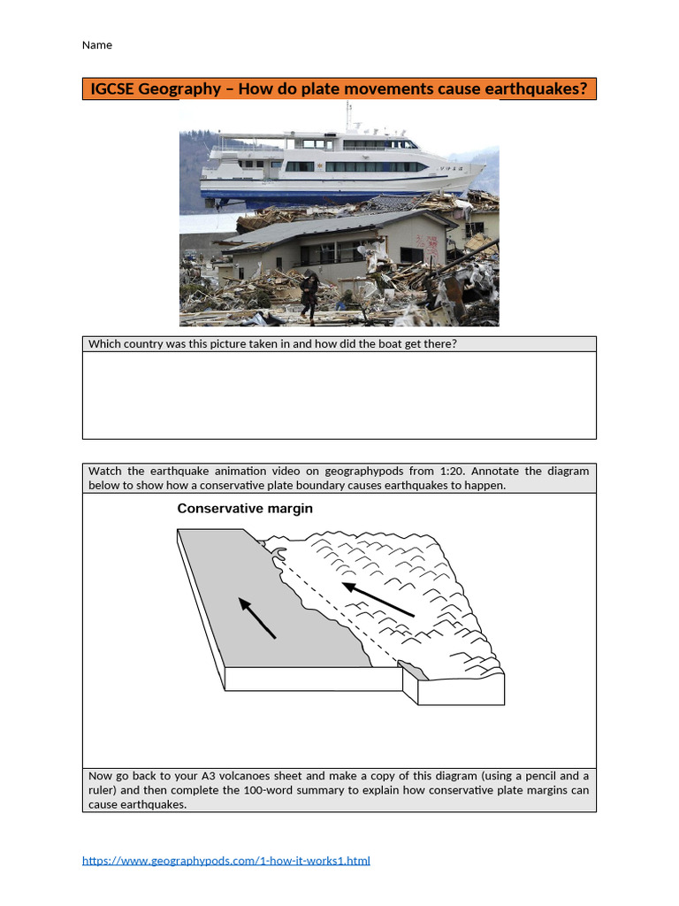 plate_boundaries_and_earthquakes_worksheet_2022 | PDF