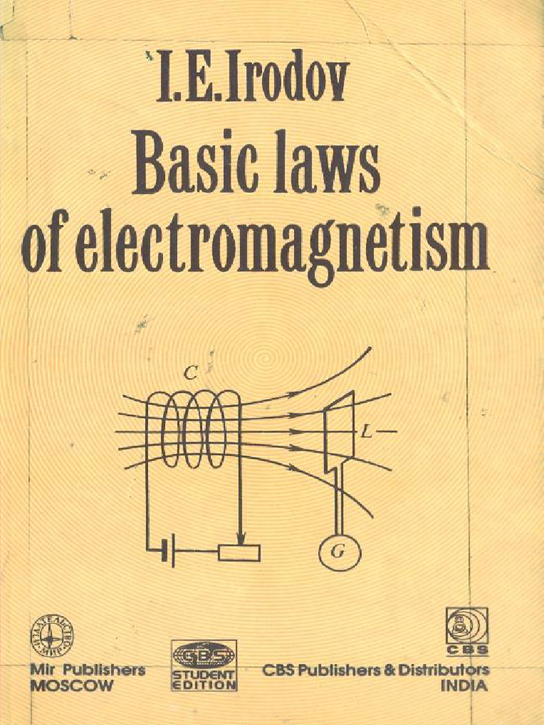 Irodov Basic Laws of Electromagnetism | PDF