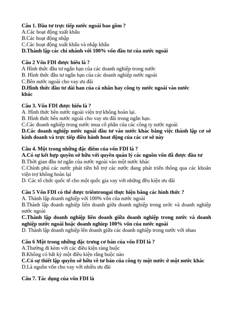 đề-cương qtkd quốc tế | PDF