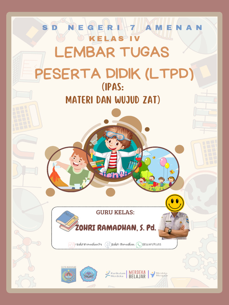 LTPD IPAS (Materi Dan Wujud Zat) | PDF