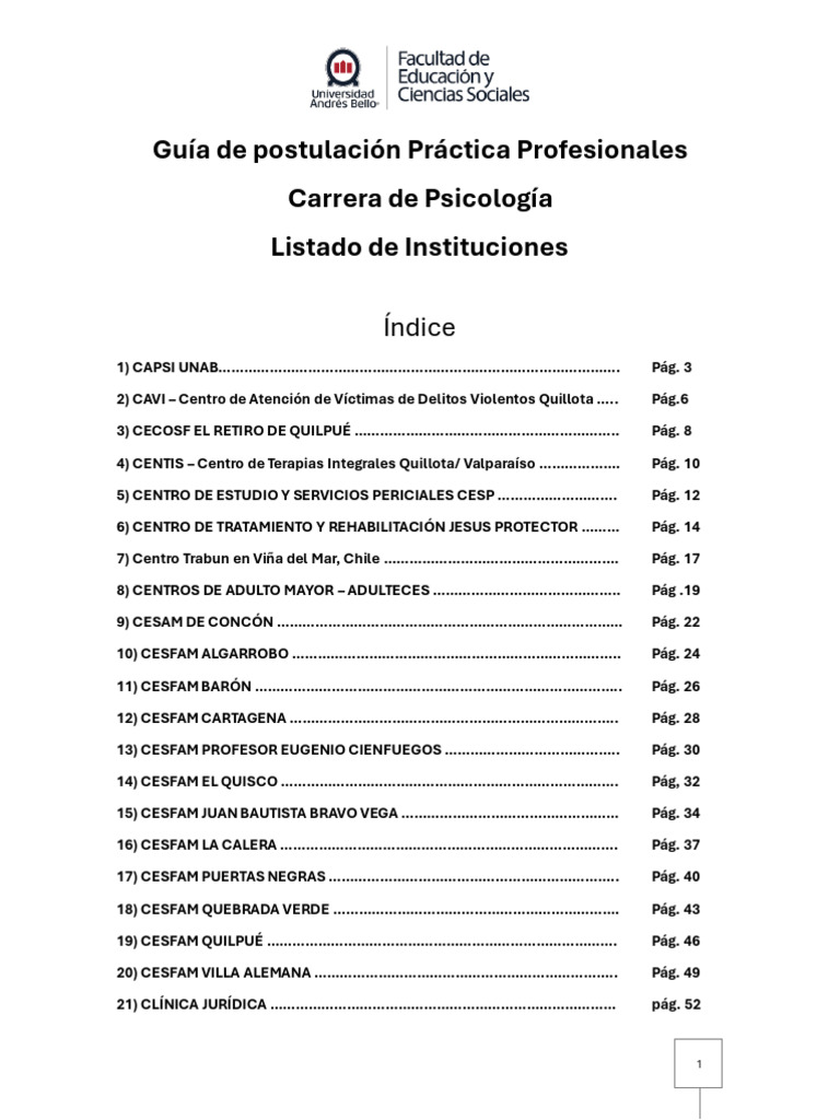 Guía Instituciones Práctica 2024 | PDF
