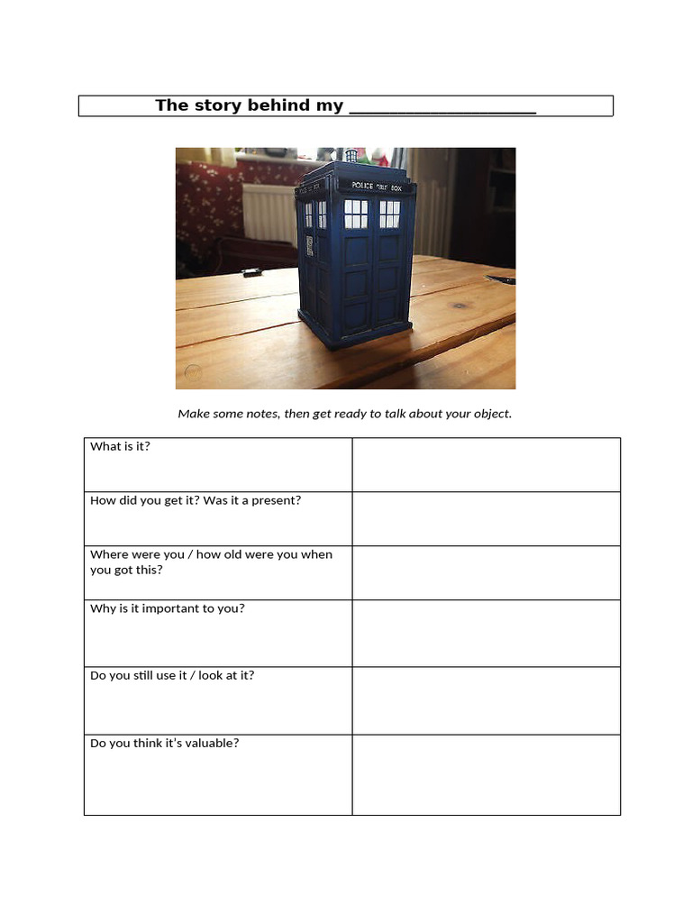 worksheet_talk-about-an-object | PDF