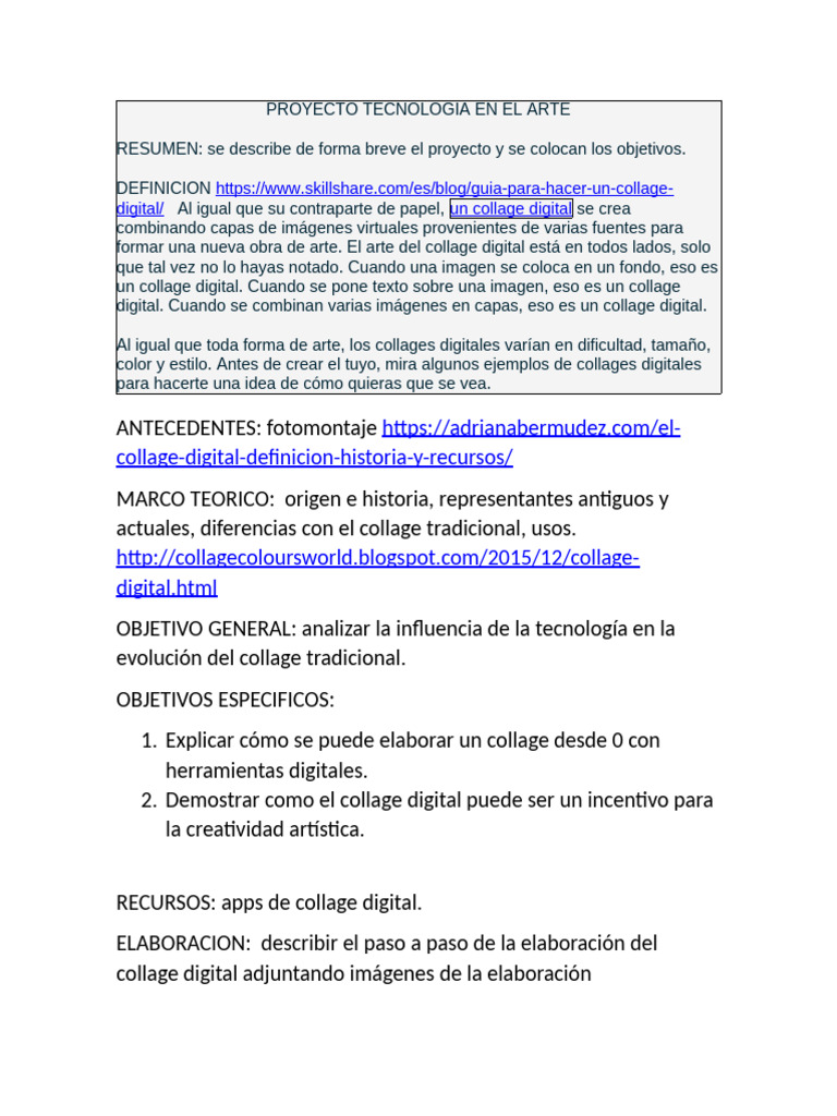 Collage Digital: Arte y Tecnología | PDF | Collage | Informática