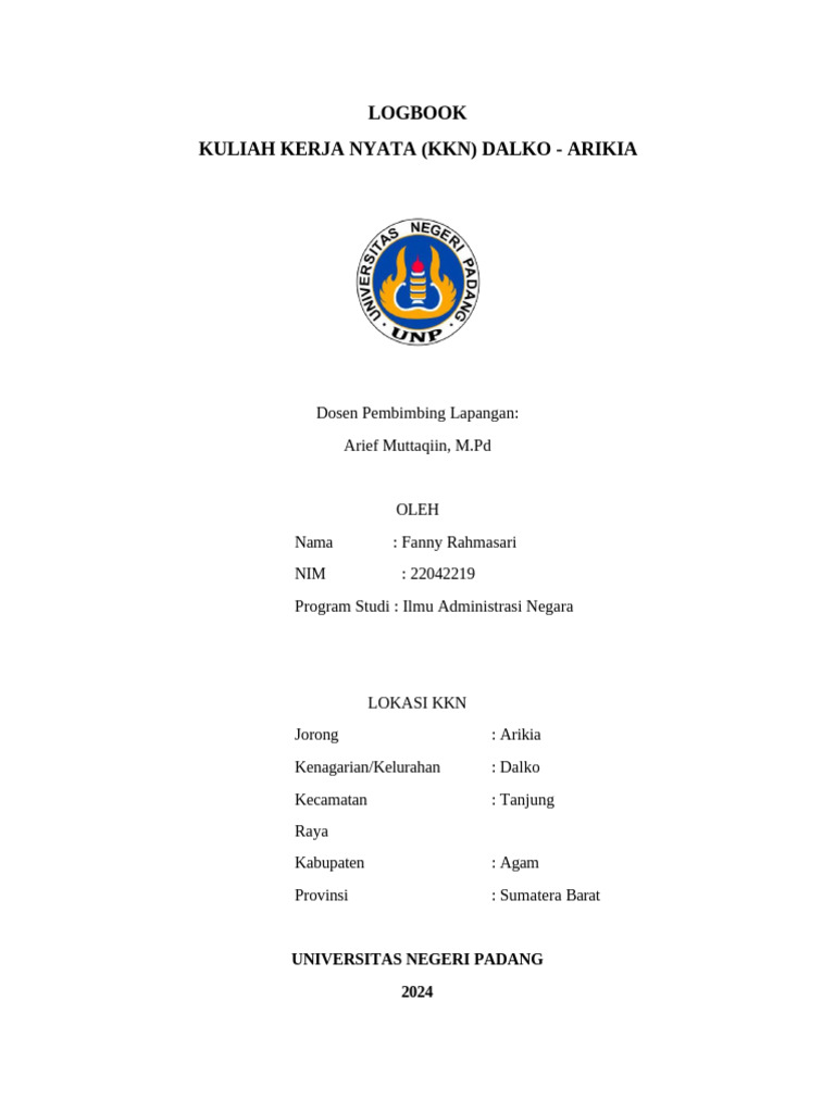 Log Book Week 3 Fanny | PDF