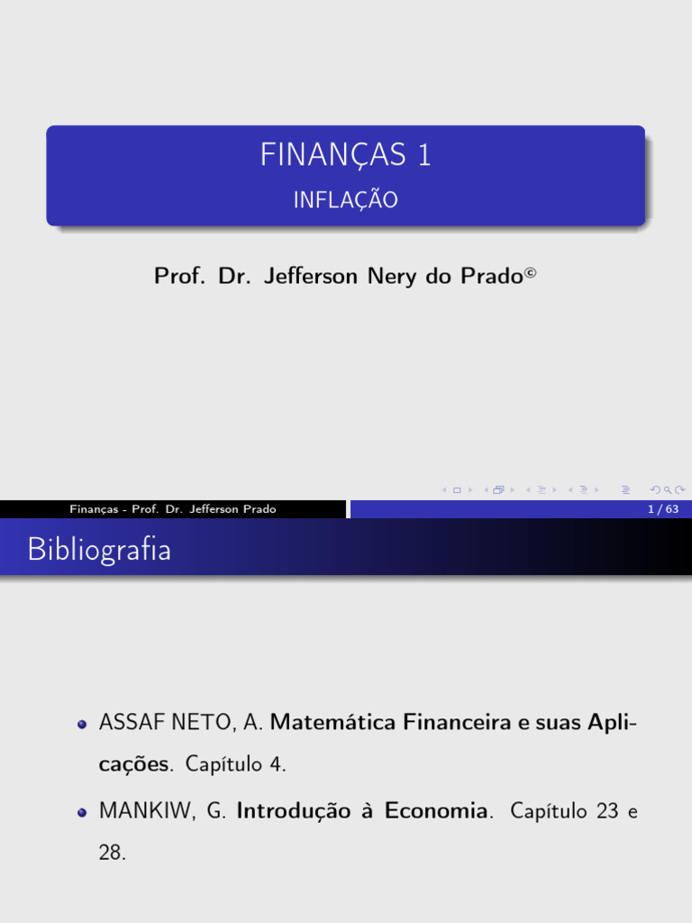 Aula Financ As Inflacao | PDF